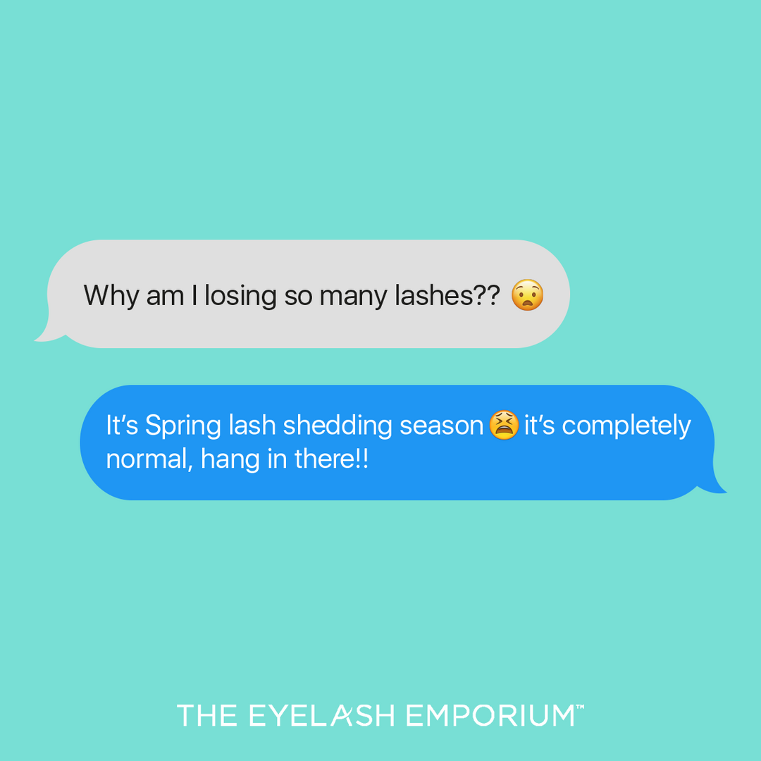 Lash Shedding Season - The Eyelash Emporium